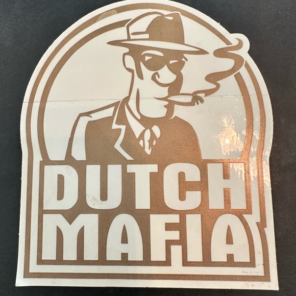 Dutch Bros | Other | Dutch Mafia Stickercustom Of A Kind | Poshmark
